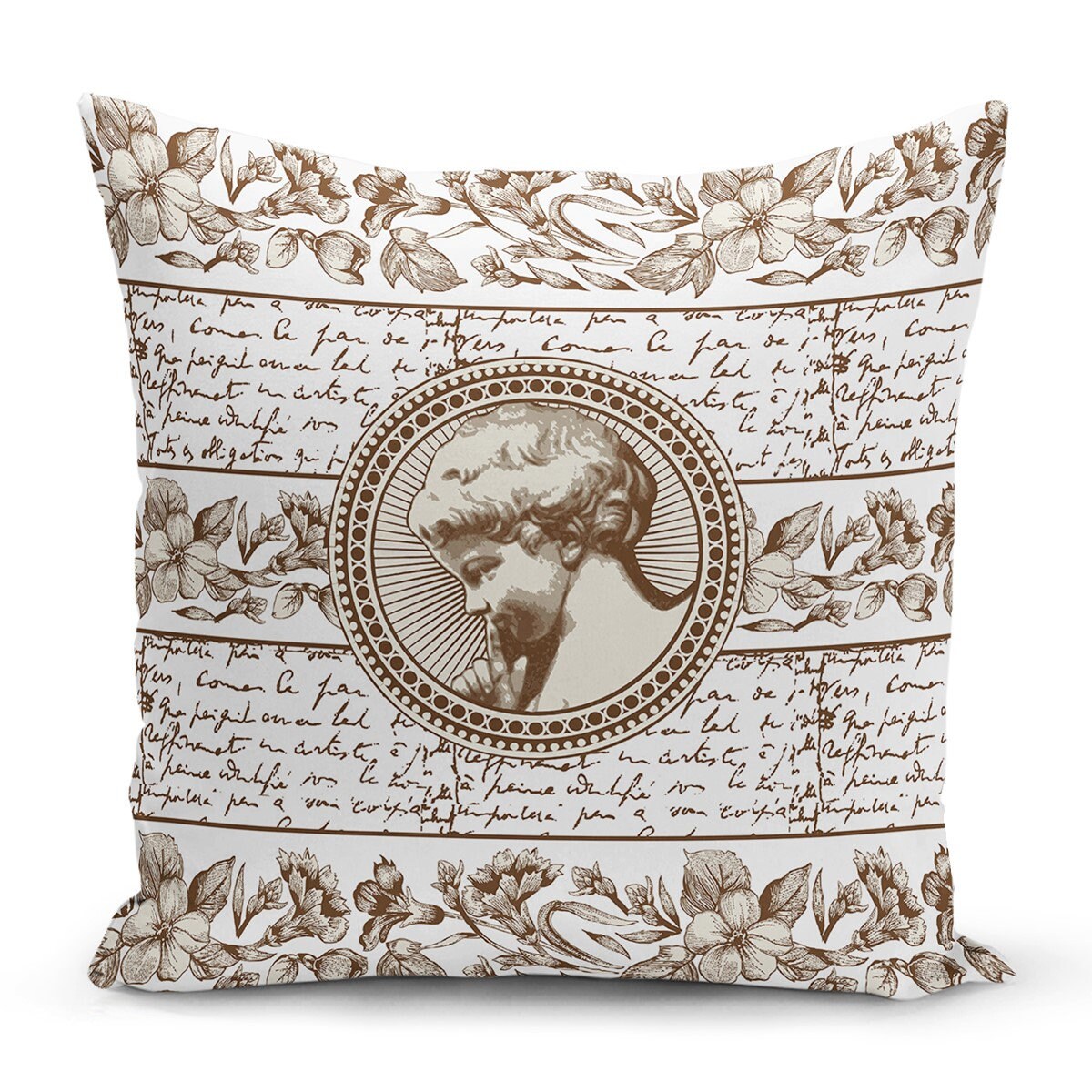 Ancient Greek Mythology Cushion Cover, Hercules Pattern Pillow Case ...