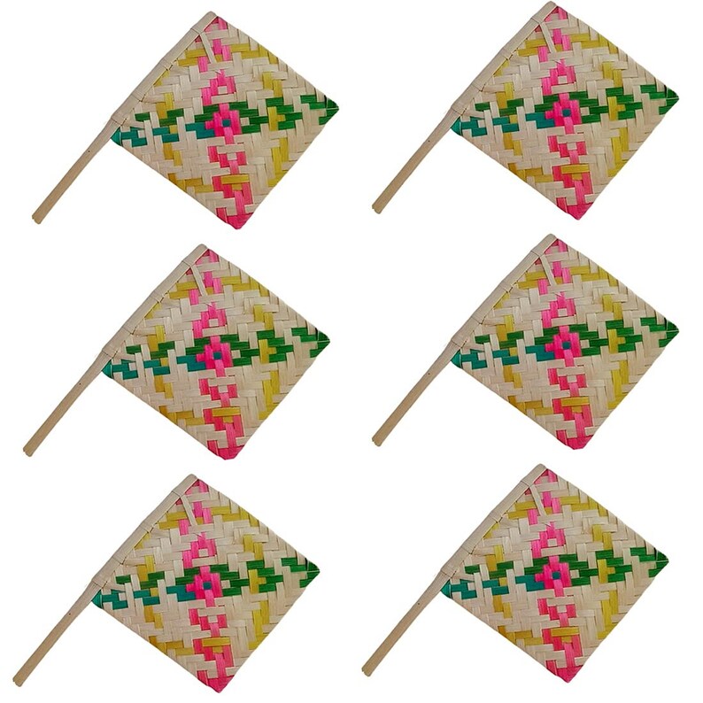 Bamboo Handicraft Handmade Natural Hand Fan Pankha Bena for Natural ...