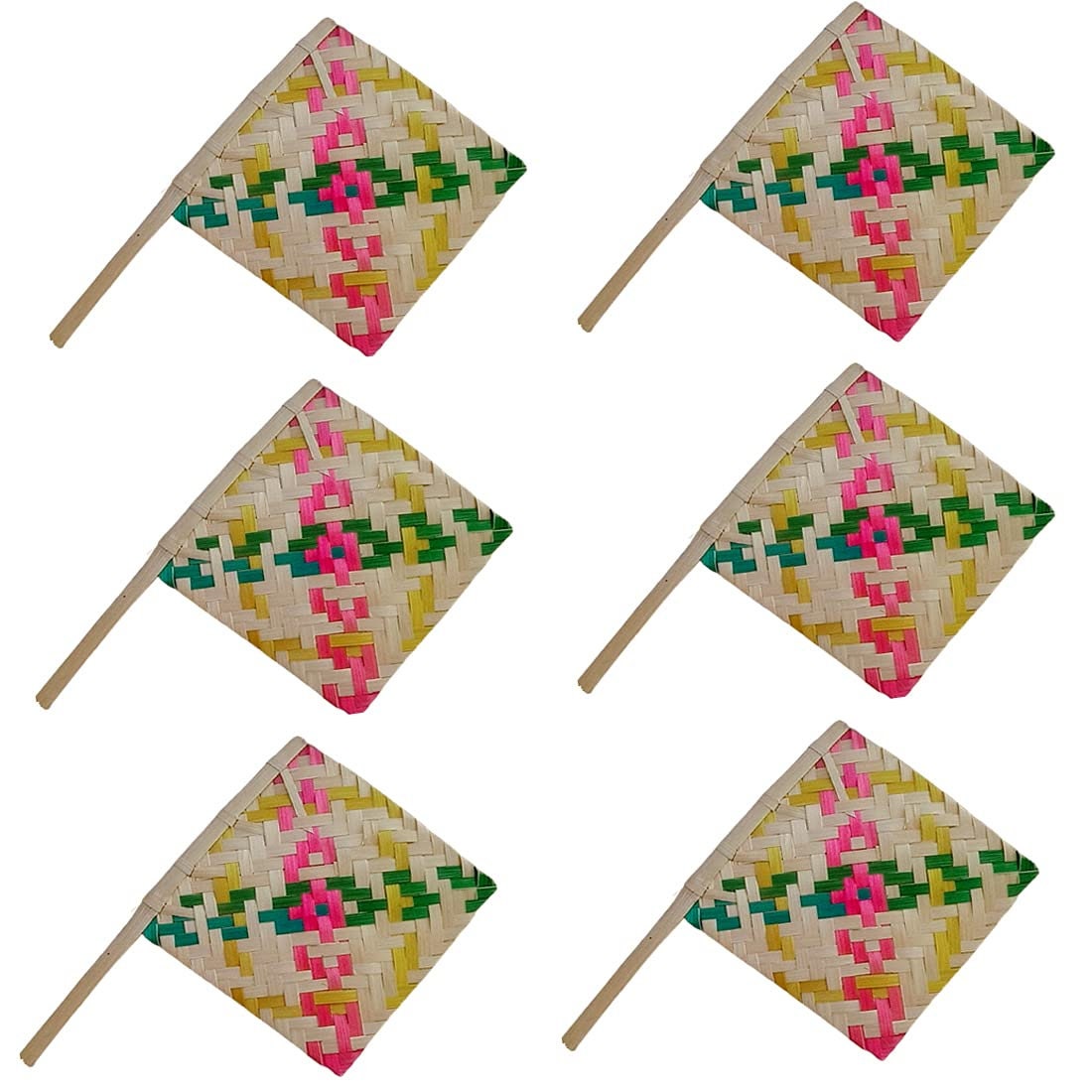 Bamboo Handicraft Handmade Natural Hand Fan Pankha Bena for Natural ...