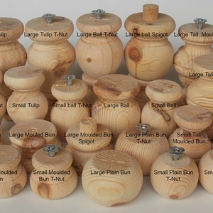 Wooden Pine Foot Replacement | Single Furniture Legs | Chests Bed Legs ...