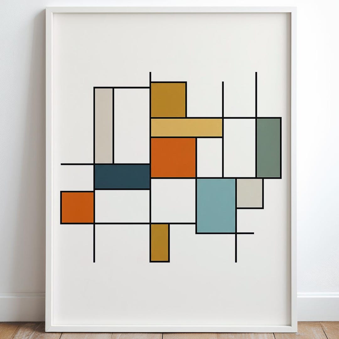 Modern Abstract Art Print: Minimalist Home Decor, Gallery Wall Art - Etsy