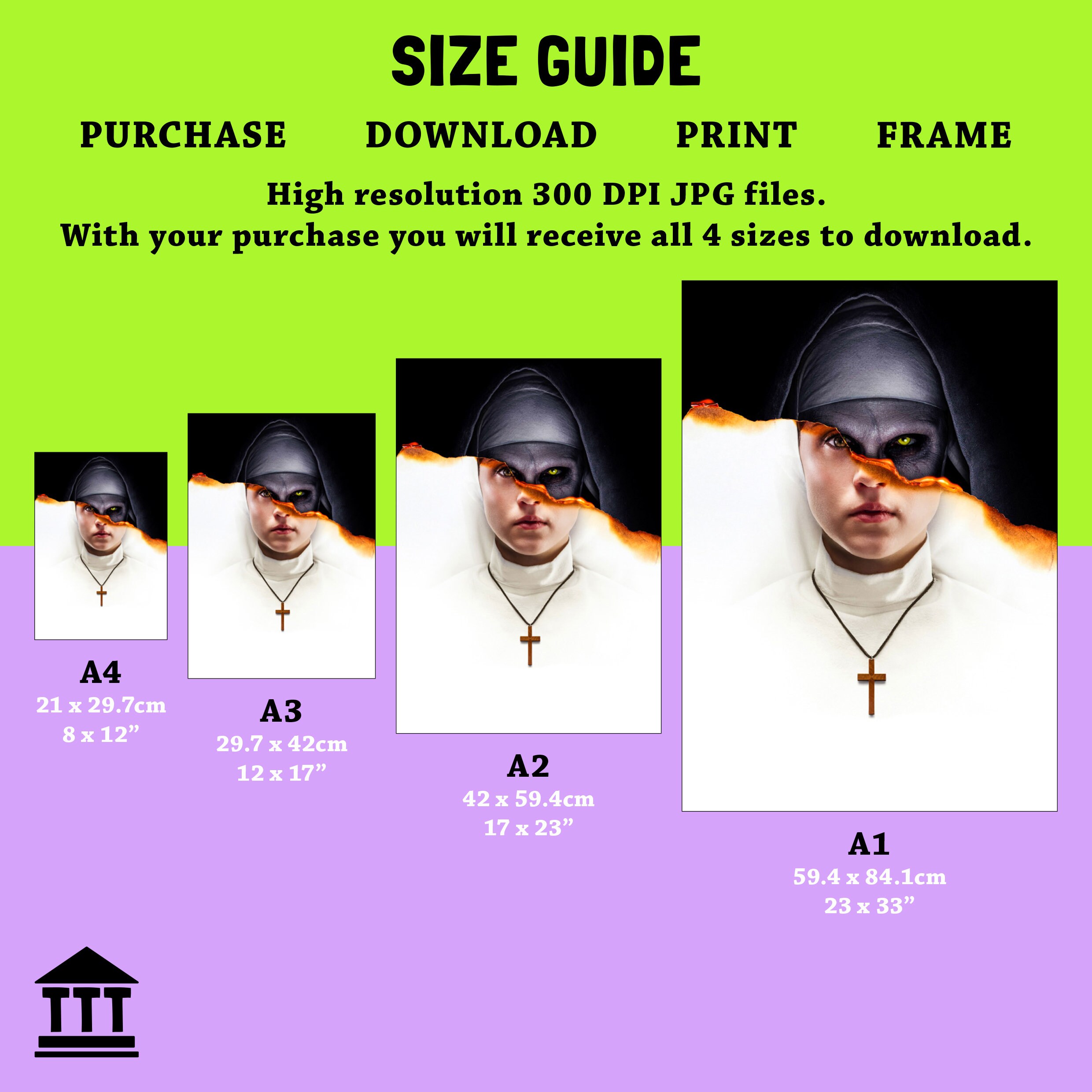 Poster Película The Nun, The Conjuring Series, Valak The Nun, Halloween ...