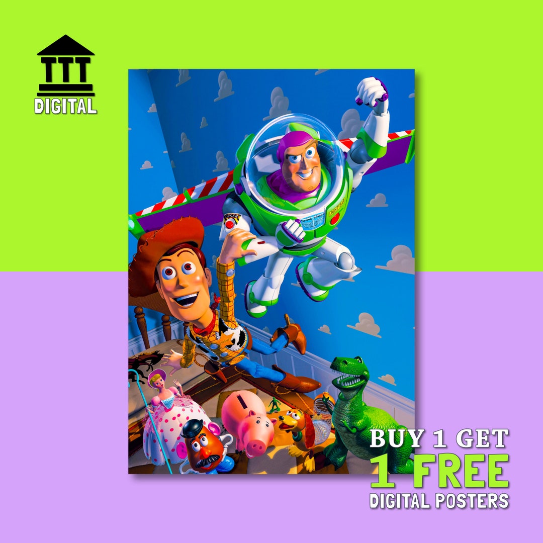 Toy Story Movie Poster Film Poster Design Digital Download Etsy