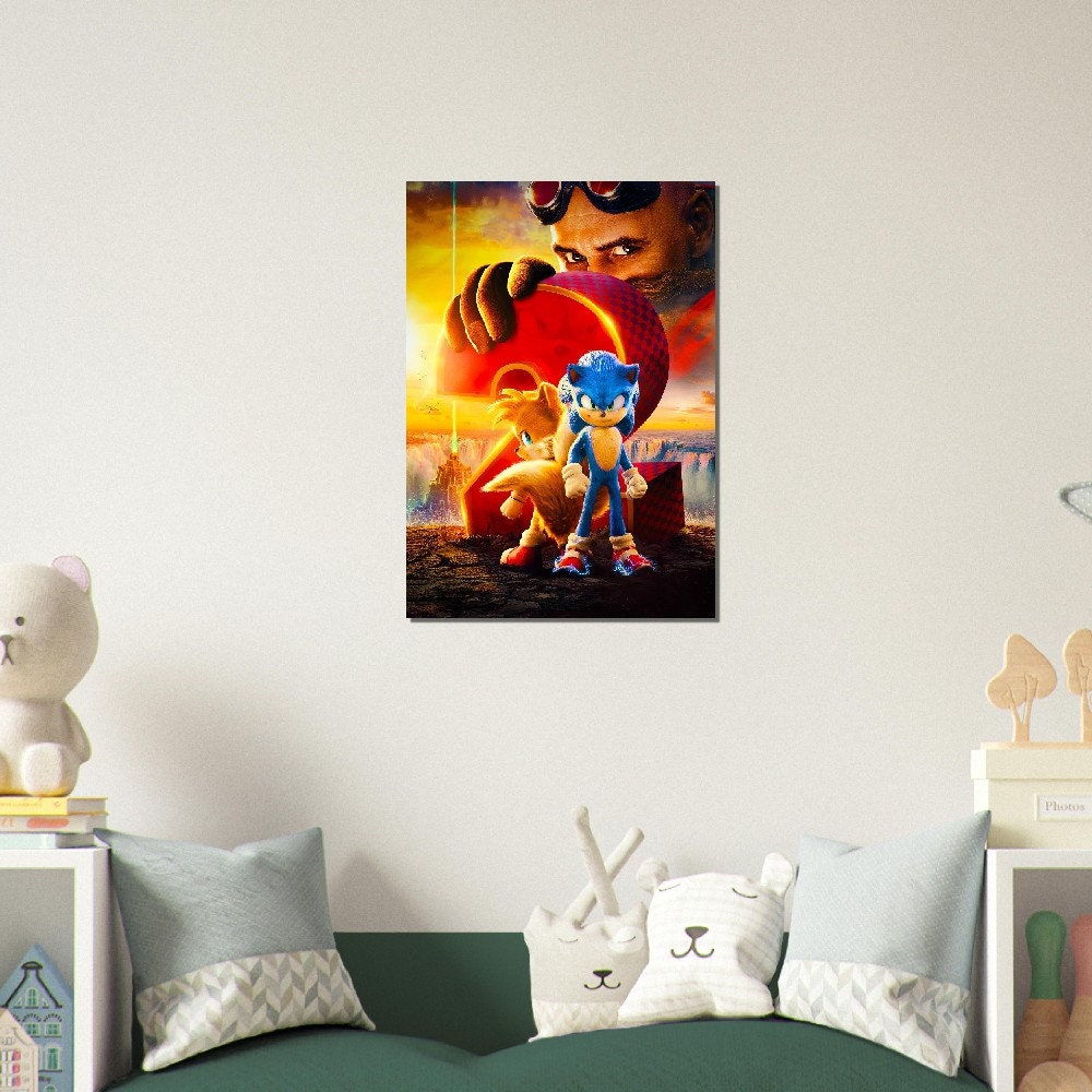 Sonic the Hedgehog 2 Movie Poster Film Poster Design Print - Etsy