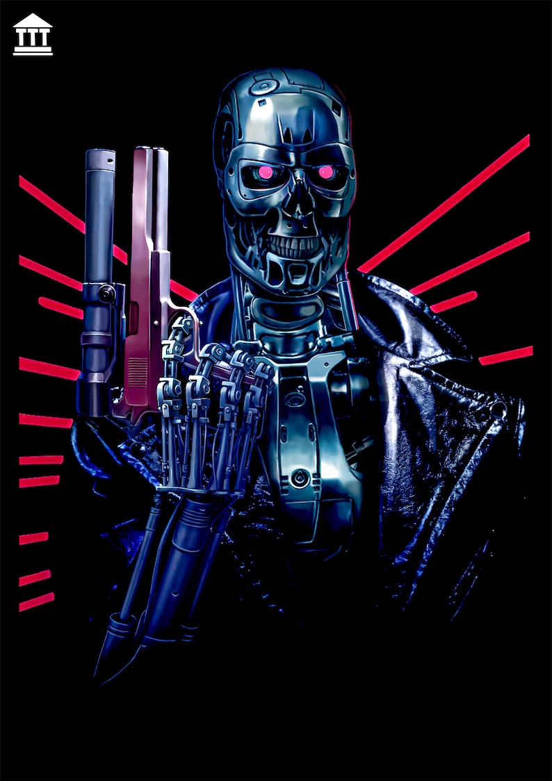 The Terminator Movie Poster Film Poster Design Digital - Etsy