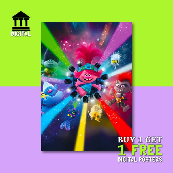 Trolls Poster - Etsy