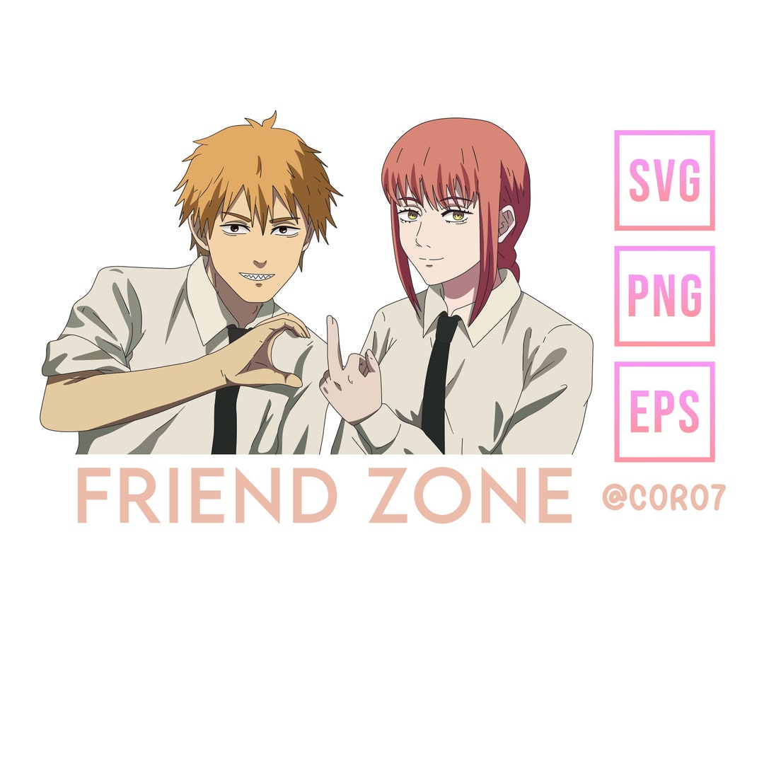 Denji and Makima, Chainsaw Man, Funny Anime Svg, Anime Vector Files ...