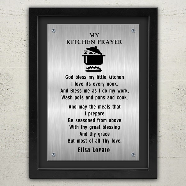 Kitchen Prayer - Etsy