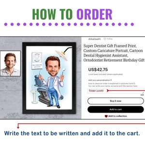 Personalized Female Doctor Framed Caricature Female Doctor, Custom ...