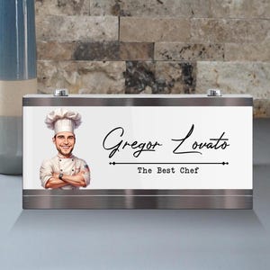 Personalized Chef Desk Name Plate: Custom Cartoon Portrait Gift - Etsy