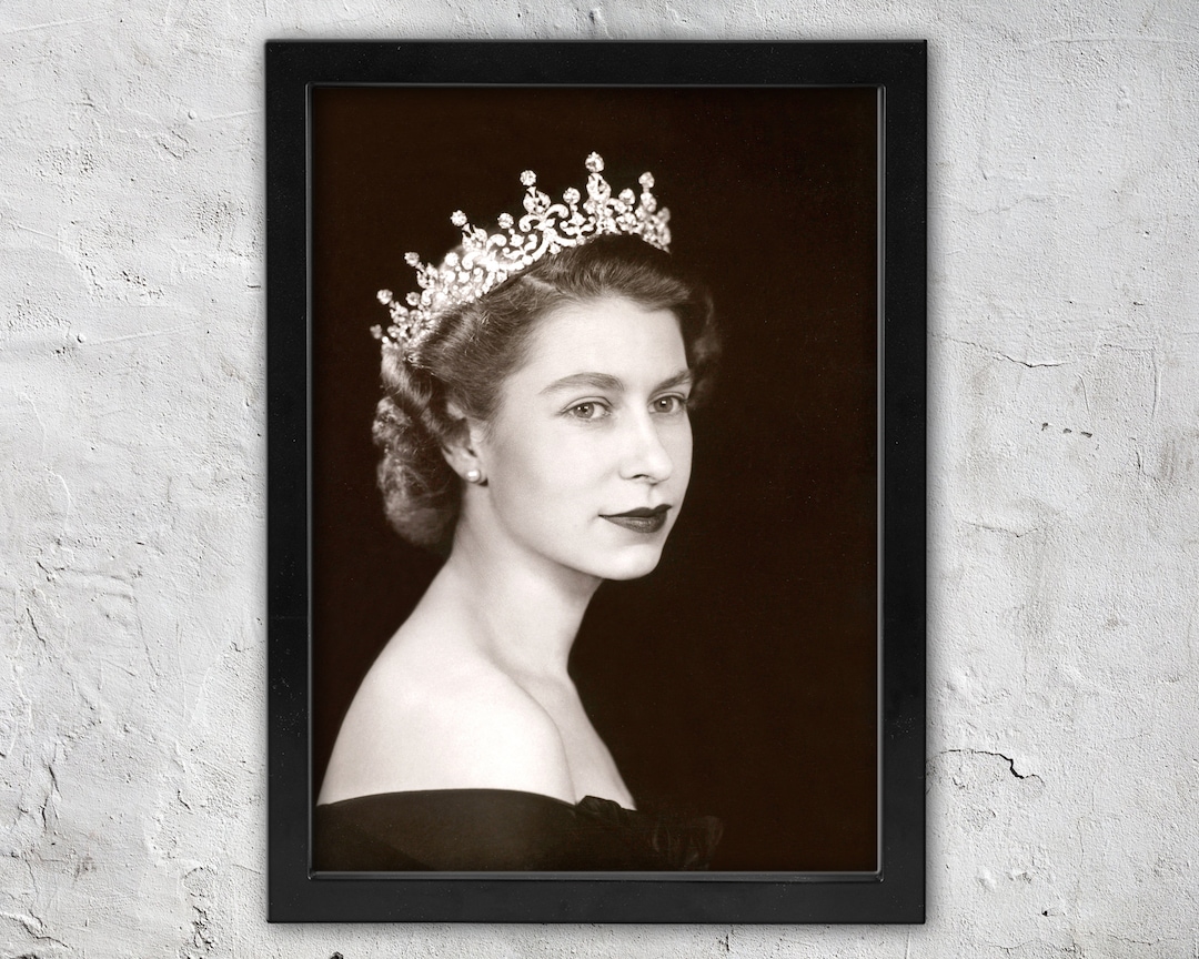 Queen Elizabeth II Framed Print Portrait Iconic Framed Print Jubilee ...