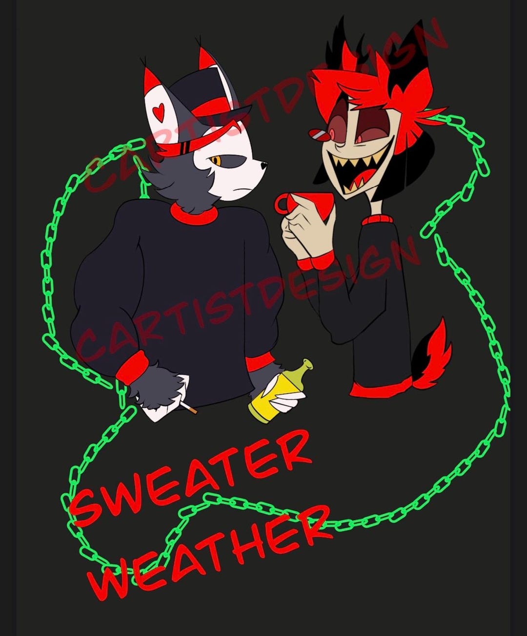 PRE ORDER read Desc Alastor Husk Radiohusk Hazbin Hotel Pin Fall ...