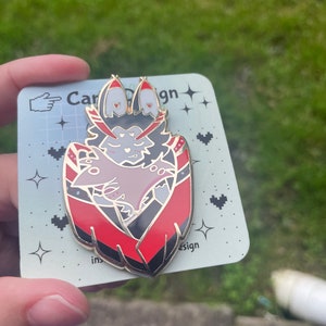 Huskerdust Pin Angeldust Pin Hazbin Hotel Pin Husker Pin Husk Pin - Etsy