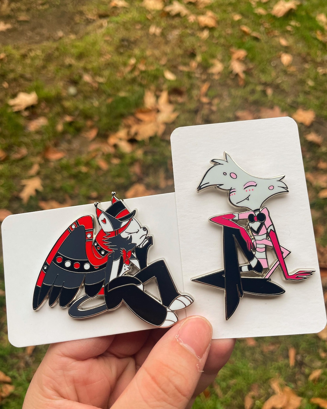 IN STOCK || Huskerdust || Hazbin Hotel || Angel Dust Pin || Husk Pin ...