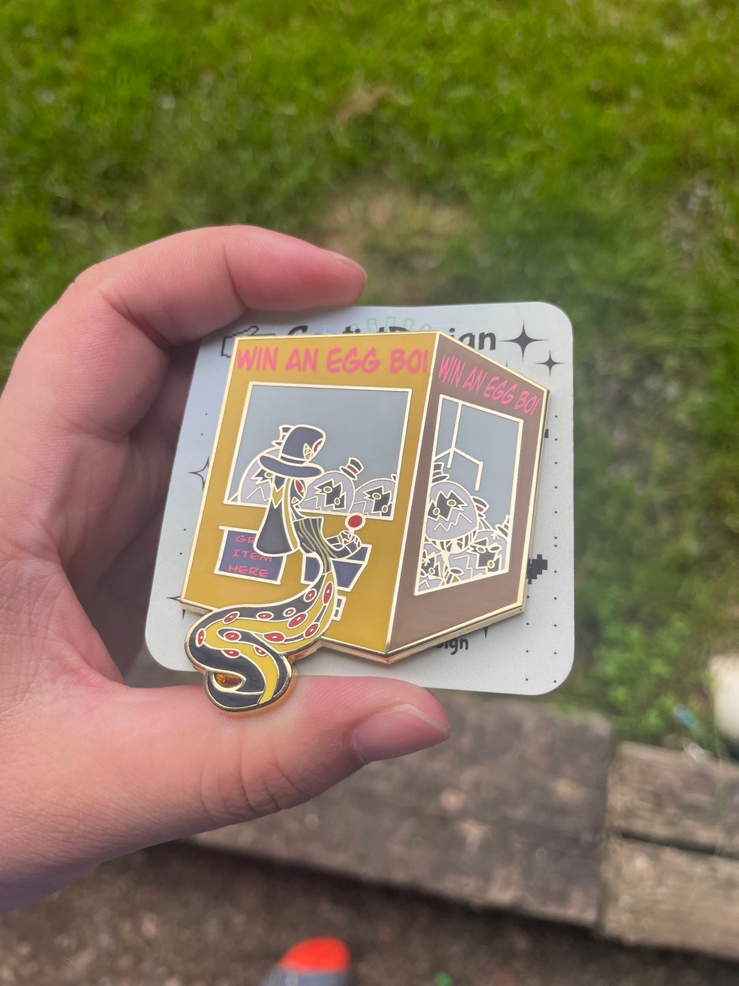 Sir Pentious Pin Claw Machine Pin Hazbin Hotel Pin Hazbin Hotel Sir ...