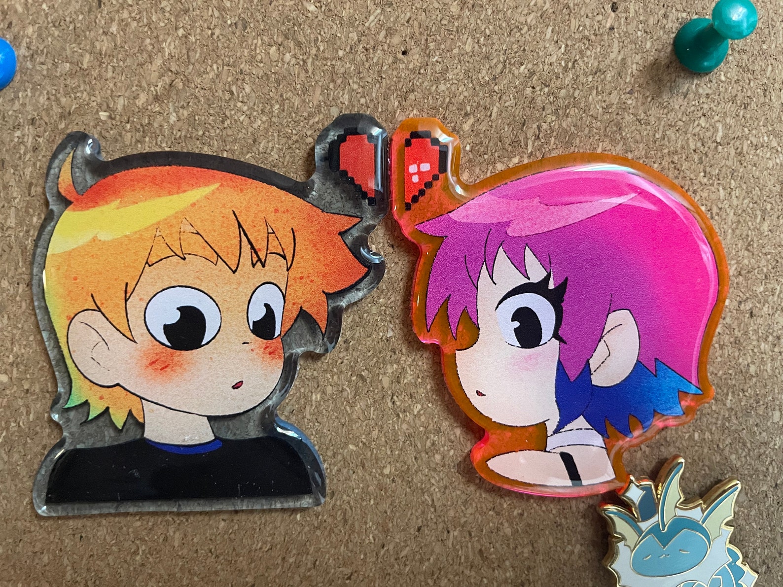 DISCONTINUING SOON || Scott Pilgrim || Ramona Flowers || Pin Set ...