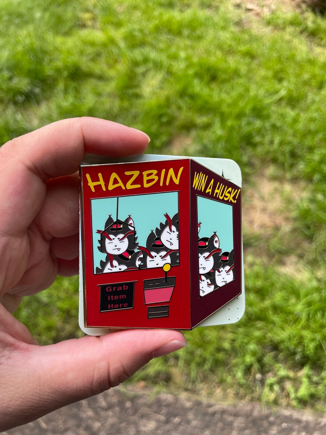 Hazbin Hotel Pin Husk Pin Husker Pin Claw Machine Pin Arcade Pin - Etsy