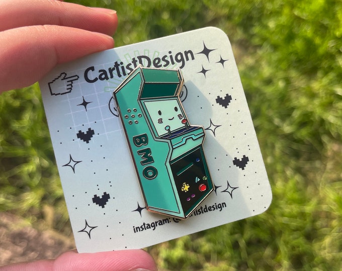 BMO Machine || Arcade Bmo Pin || Adventure Time Hard Enamel Pin - Etsy