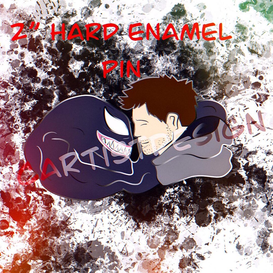PRE ORDER Eddie Brock Pin Venom Pin Spiderman - Etsy