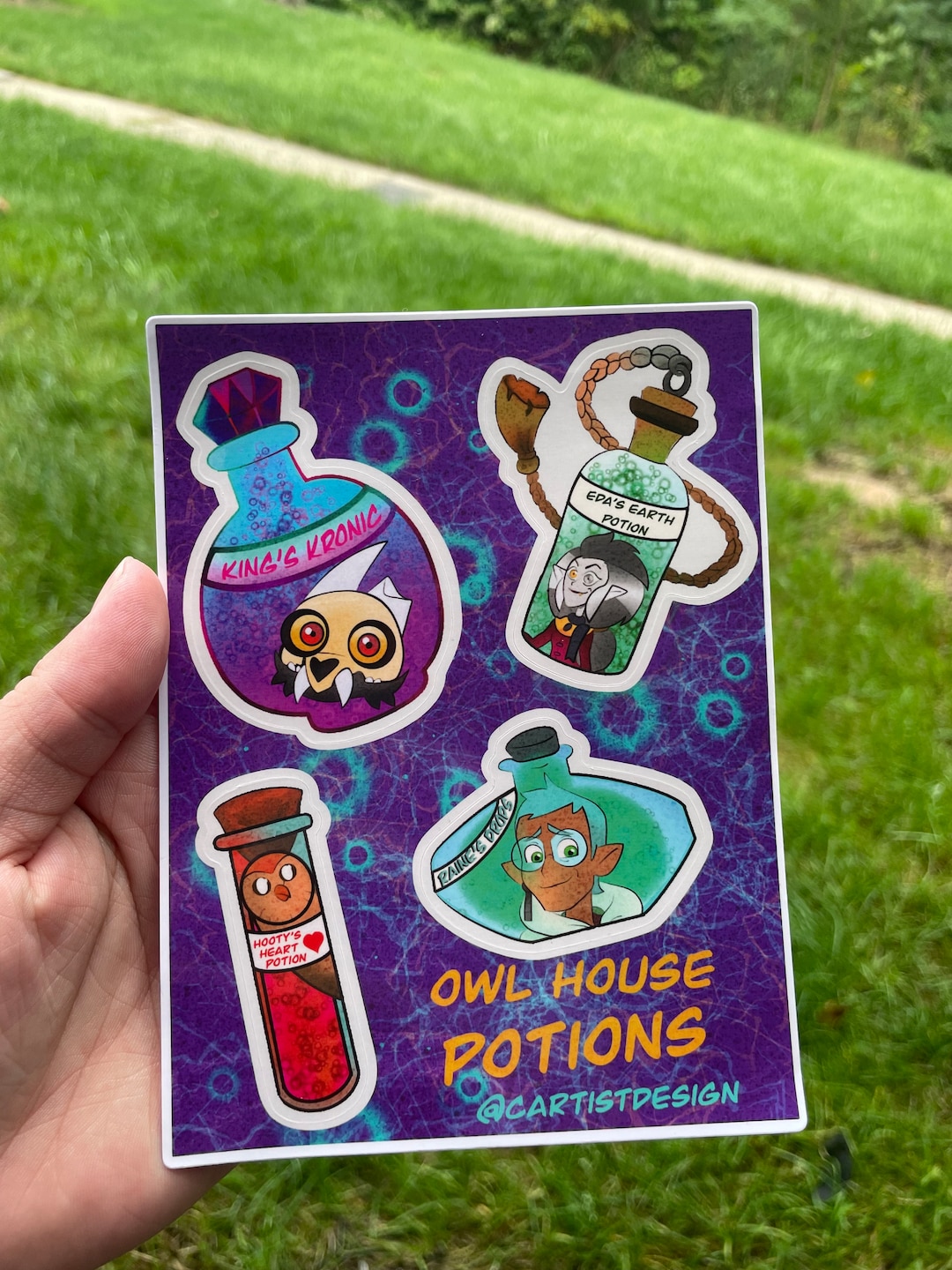 DISCONTINUING SOON || Owl House Potions Stickers || Eda || King ...