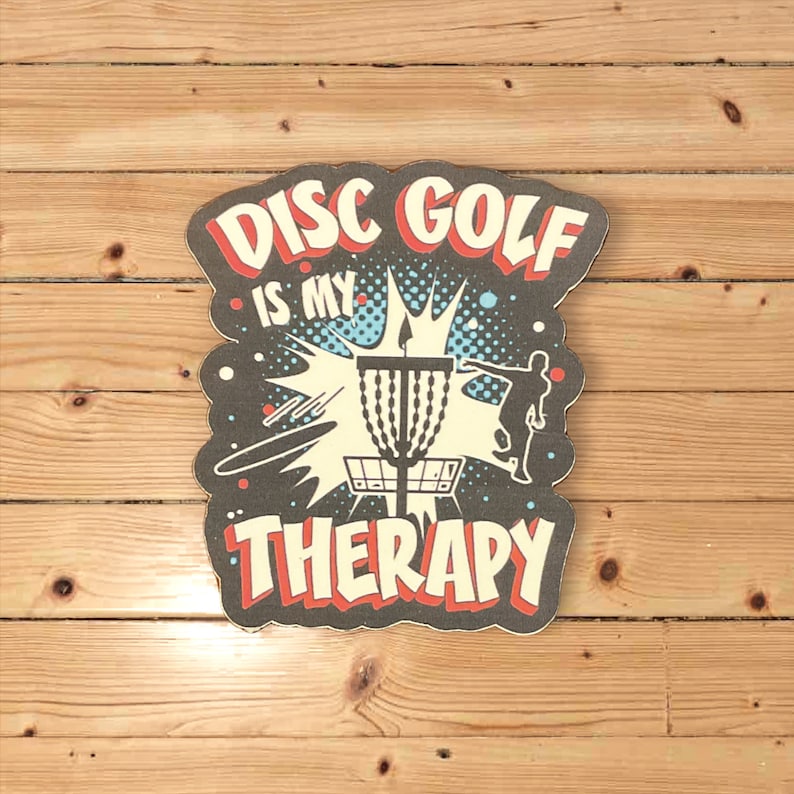 Disc Golf Sticker Therapy - Etsy