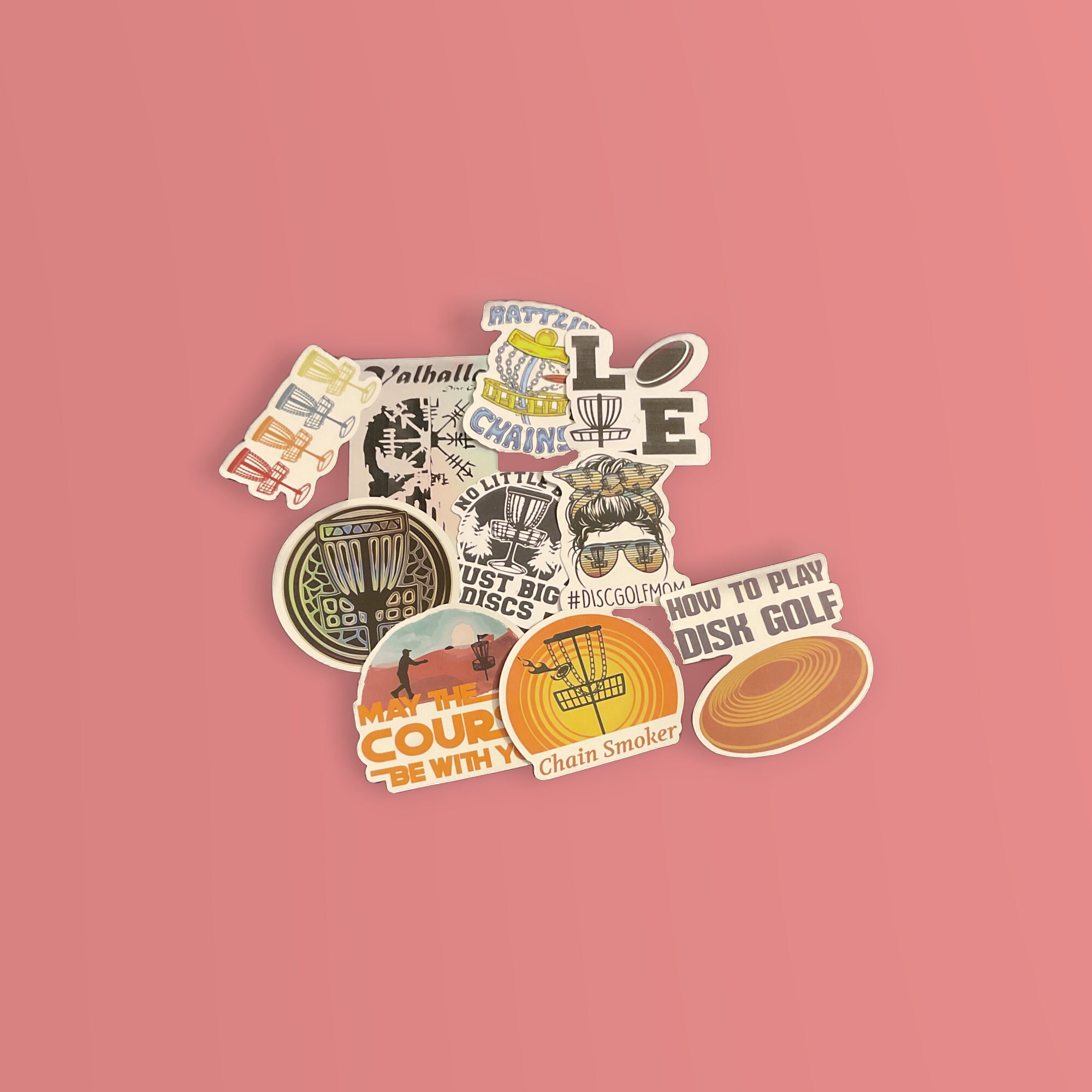 Assortment of 10 Disc Golf Stickers - Etsy
