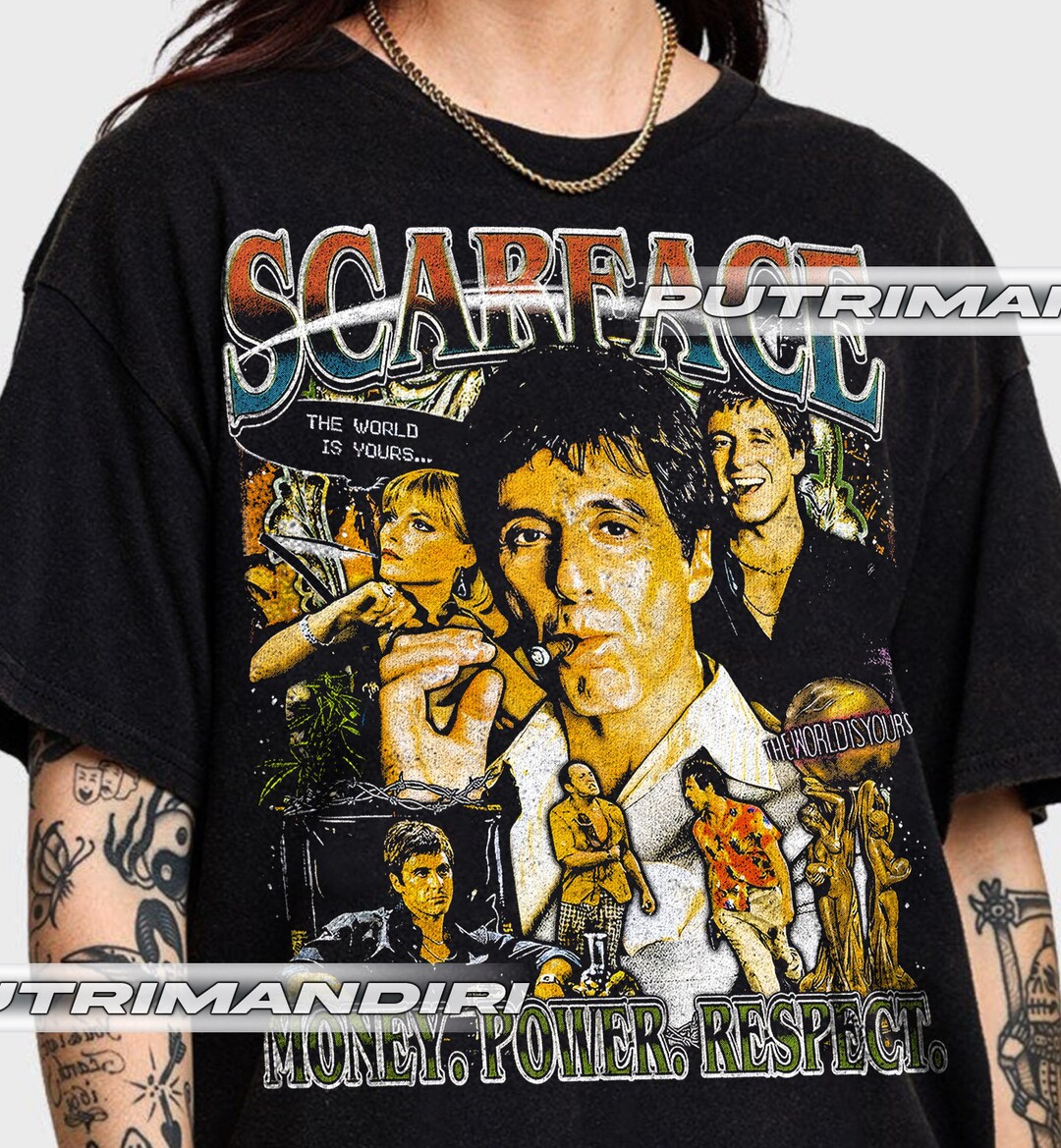 Scarface Money Power Effect Unisex Softstyle T-shirt PMT0094 - Etsy