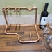 Copper Wine & Glasses Stand. - Etsy