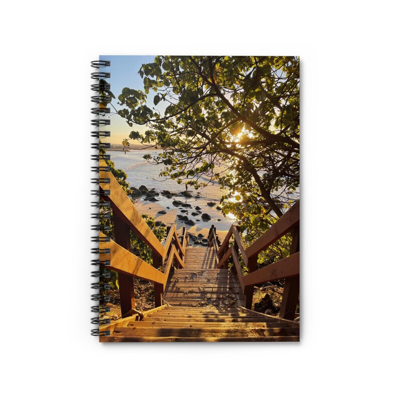 Afternoon Glory - Spiral Notebook With Ruled Line - Etsy Australia