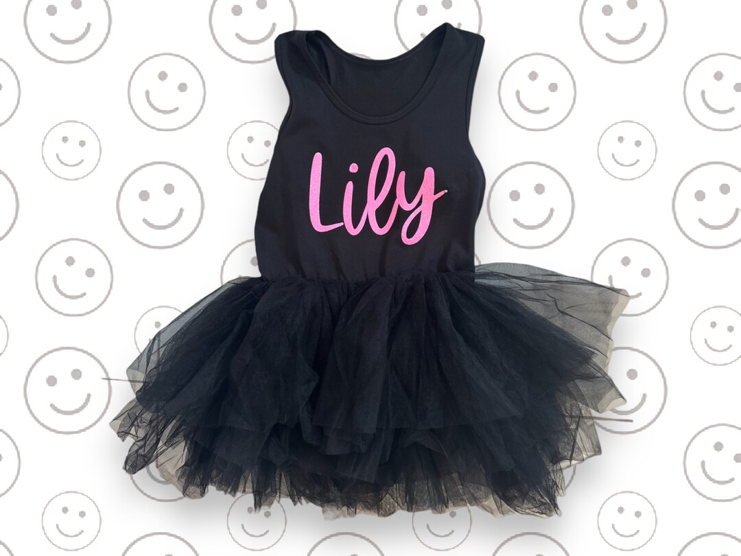 Personalized Dance Tutu, Birthday Girl Dress, Ballerina Outfit With ...