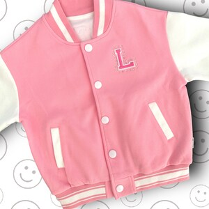 Girls Personalized Bomber Jacket, Custom Varsity Jackets for Kids ...