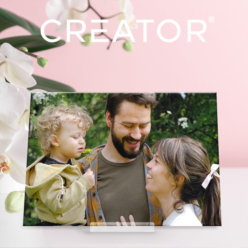 Acrylic Glass Photo Frame Block, Custom Acrylic Block Photo, Crystal ...