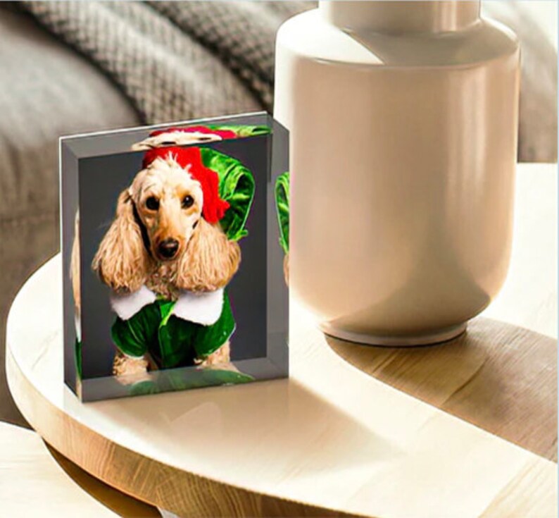 Acrylic Glass Photo Frame Block, Custom Acrylic Block Photo, Crystal ...