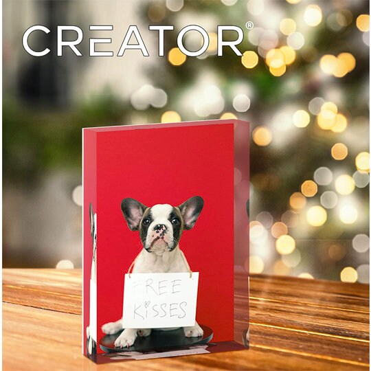 Acrylic Glass Photo Frame Block, Custom Acrylic Block Photo, Crystal ...