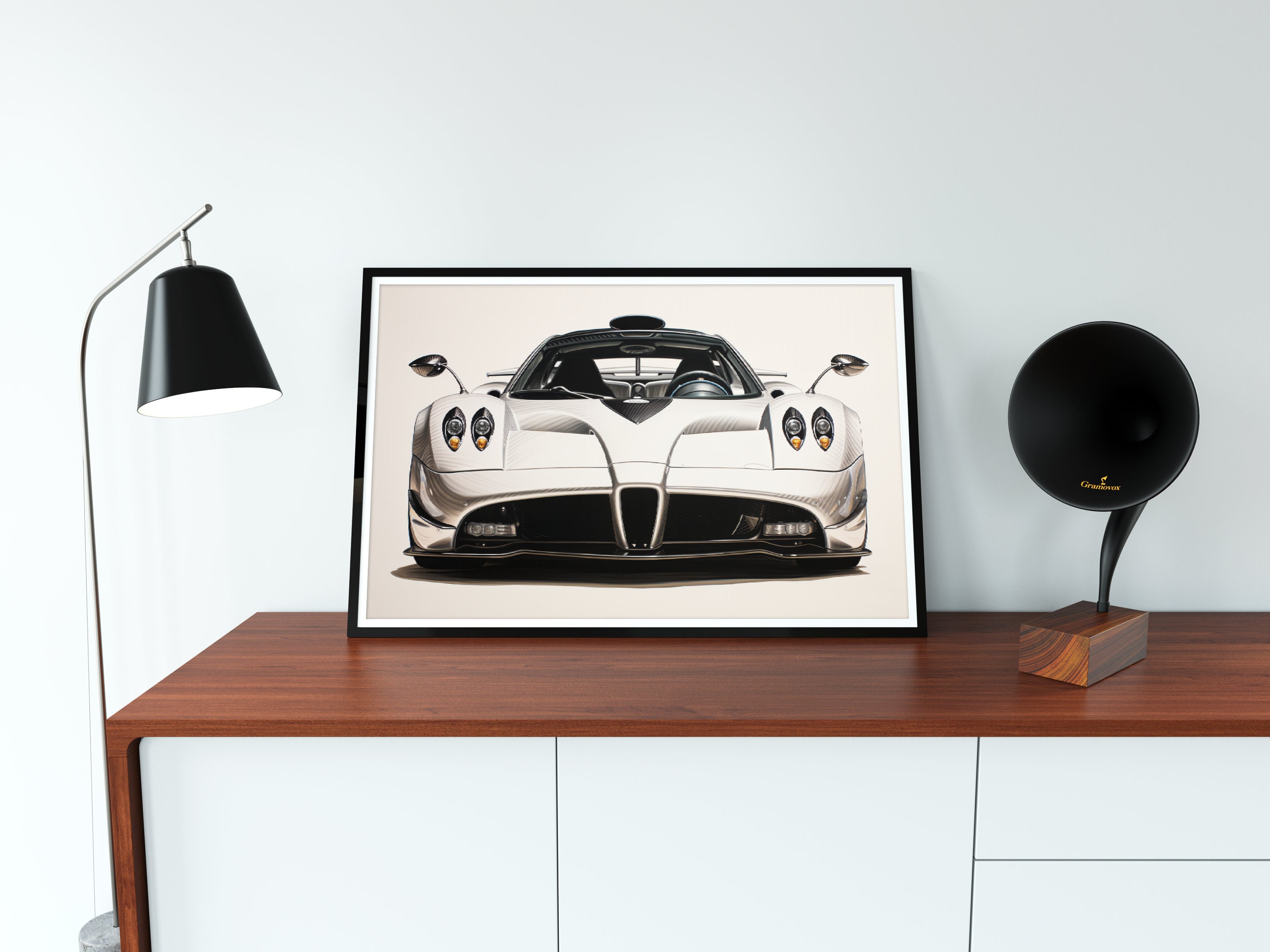 Pagani Instant Download Digital Image Poster, Boyfriend Gift Custom Car ...