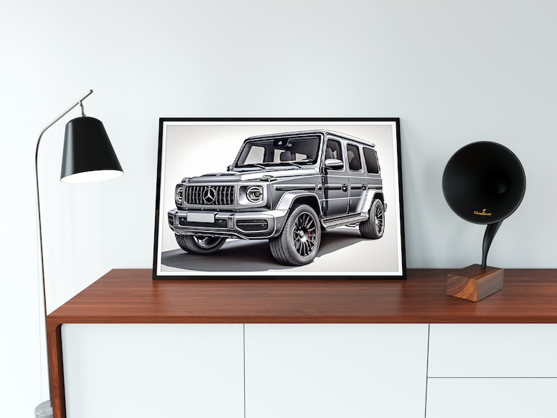 G Wagon AMG Instant Download Digital Image Poster for Mercedes Lover ...