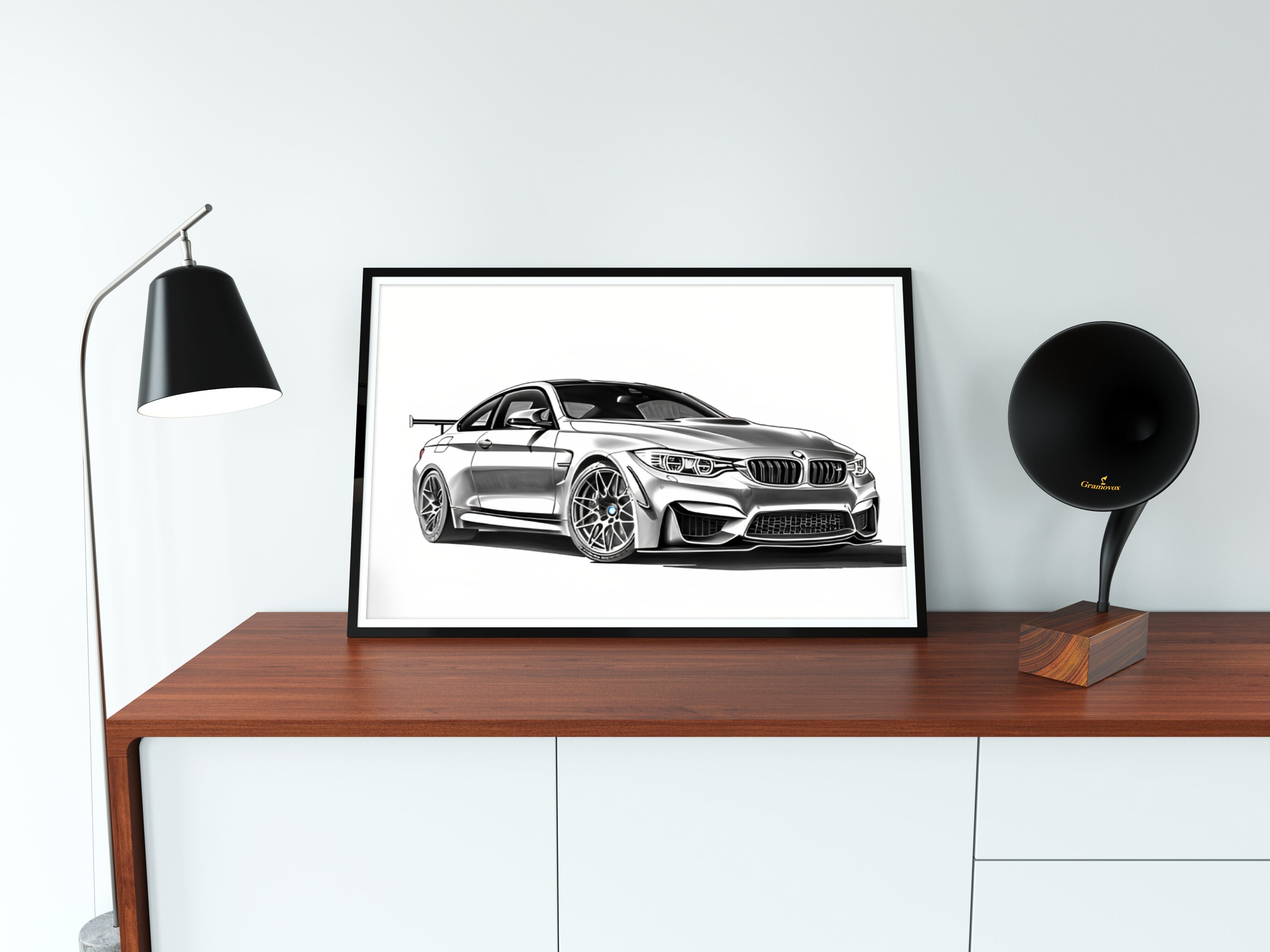 BMW M4 Instant Download Digital Image Poster for Car Lover,gift for ...