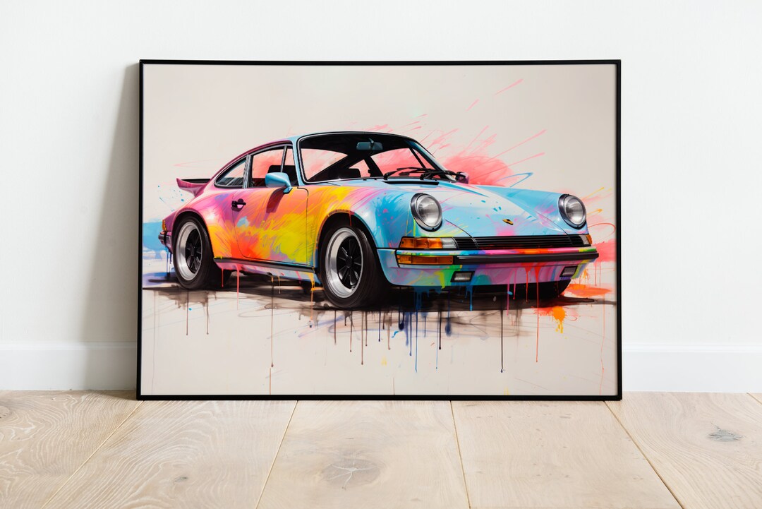 Classic Porsche 911 Instant Download Digital Image Poster for Porsche ...