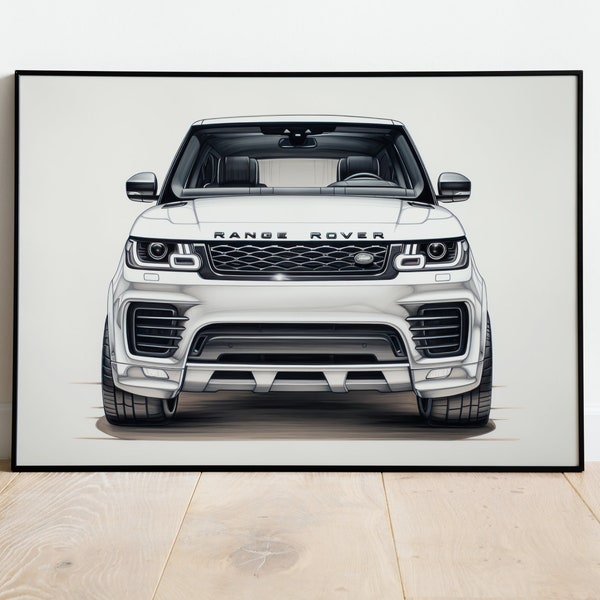 Range Rover Art - Etsy