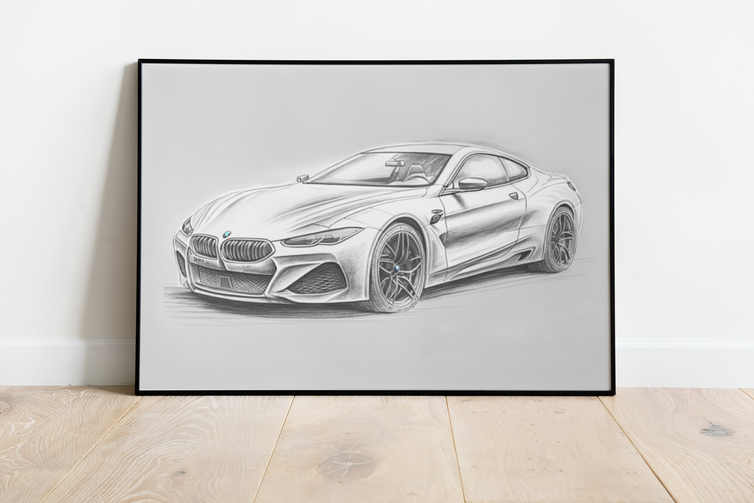 Car Drawings In Pencil Bmw
