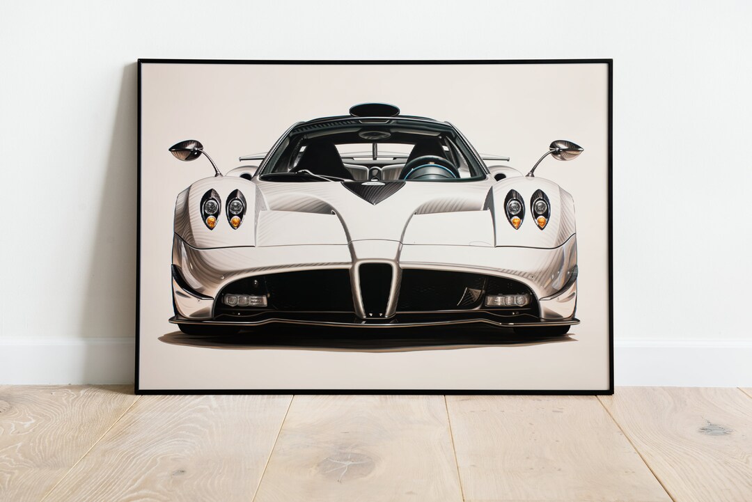 Pagani Instant Download Digital Image Poster, Boyfriend Gift Custom Car ...