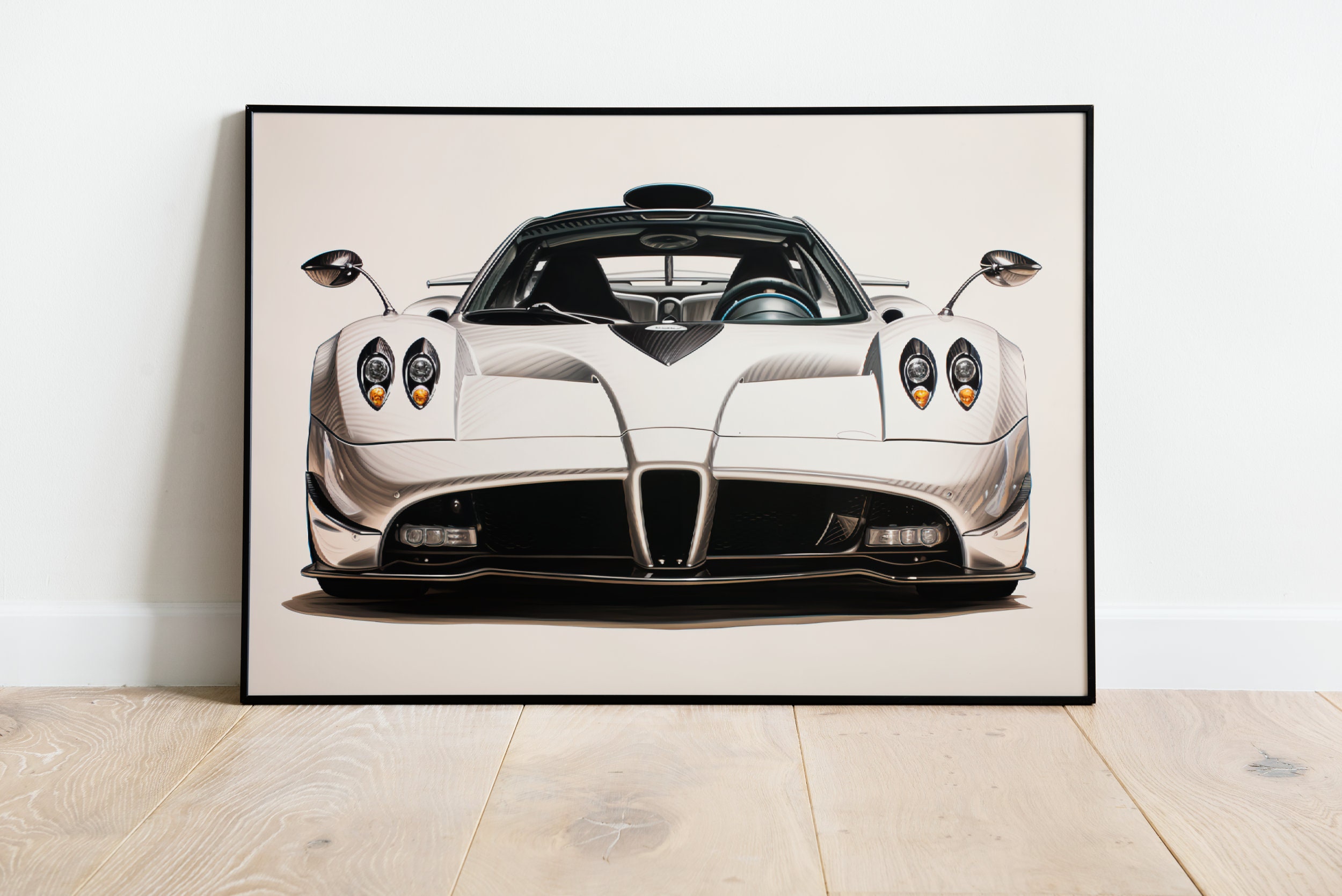 Pagani Instant Download Digital Image Poster, Boyfriend Gift Custom Car ...