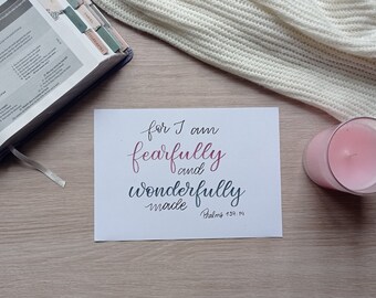 Digital Download Handlettered Scripture Print / Floral Wreath / Take up ...