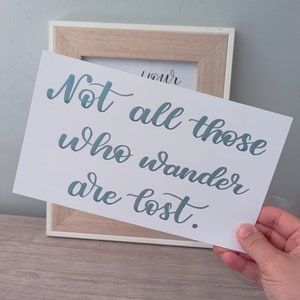 Custom Calligraphy Quote Quote Prints Hand-lettered Prints - Etsy