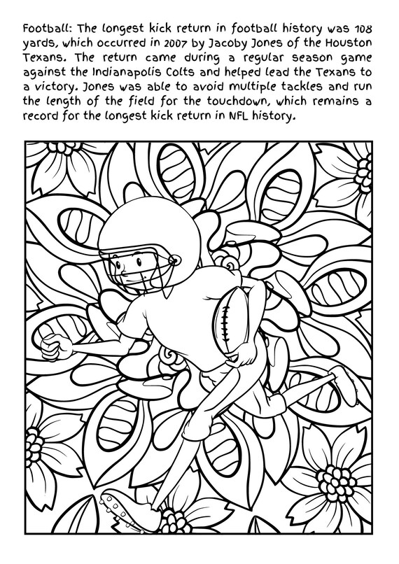 Coloring Pages For Boys Football Colts