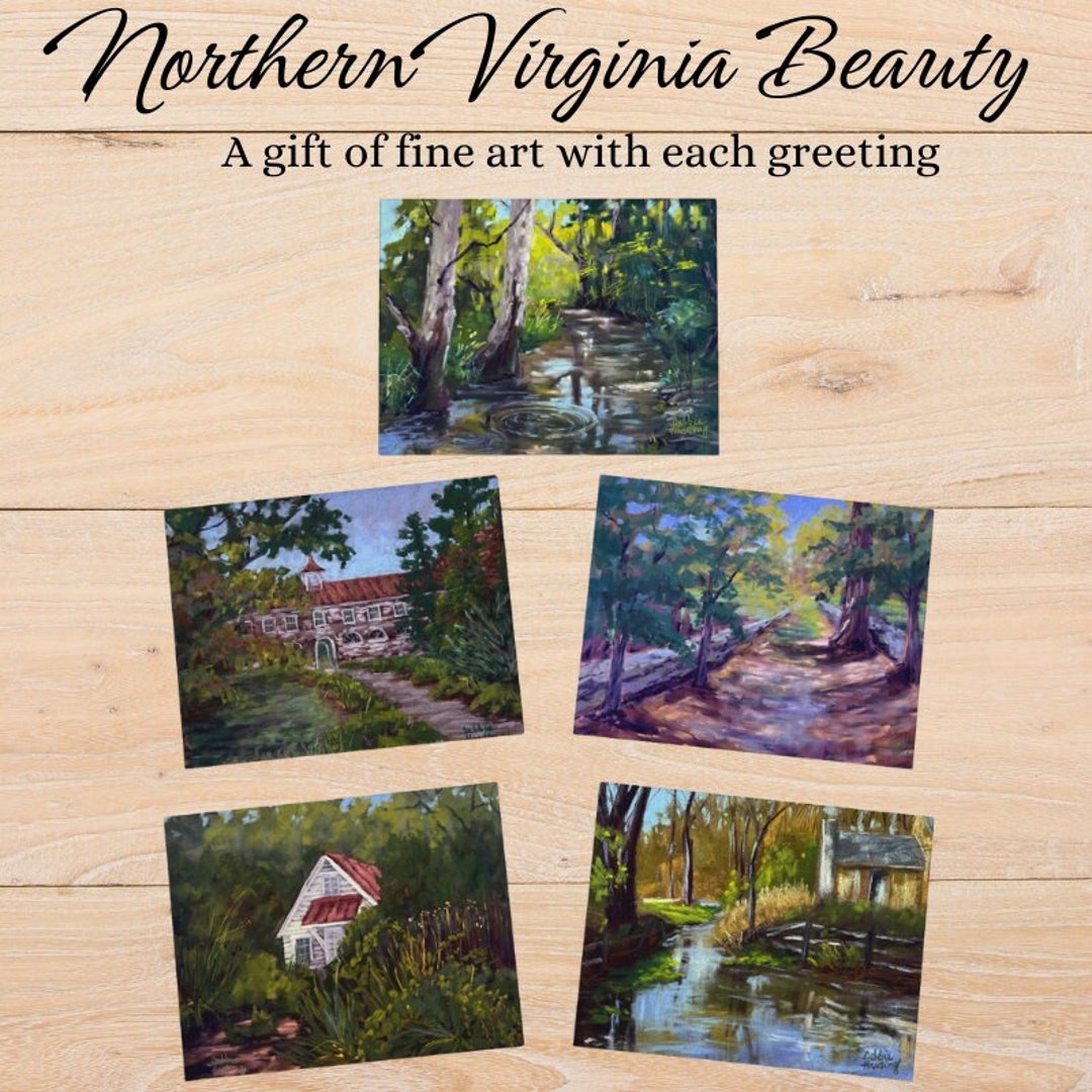 Blank Card Assortment Landscape Greeting Card Assorted Virginia Note ...