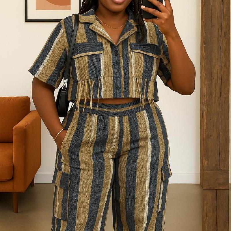 Cargo Aso Oke Trousers - Etsy