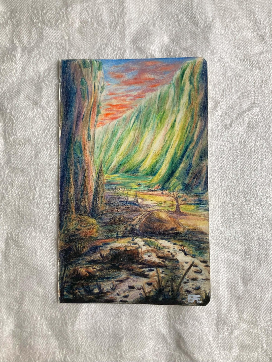 RAVINE Original Colored Pencil Drawing - Etsy