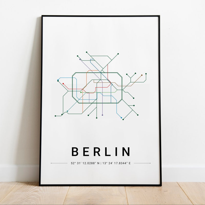 Subway Map Art - Etsy