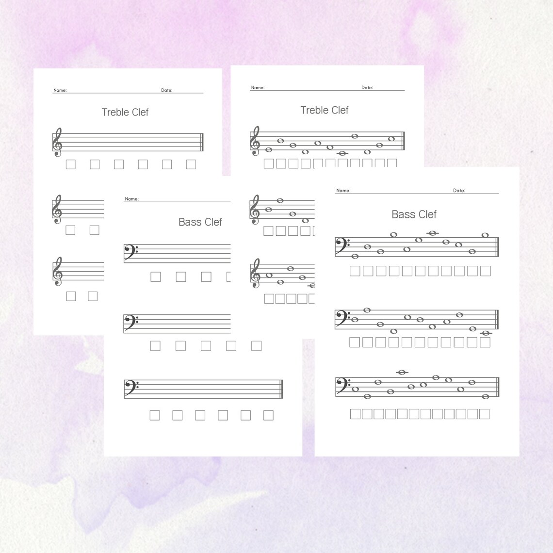 Learning Music Notes, Printable Music Activities, Music Theory, Music ...